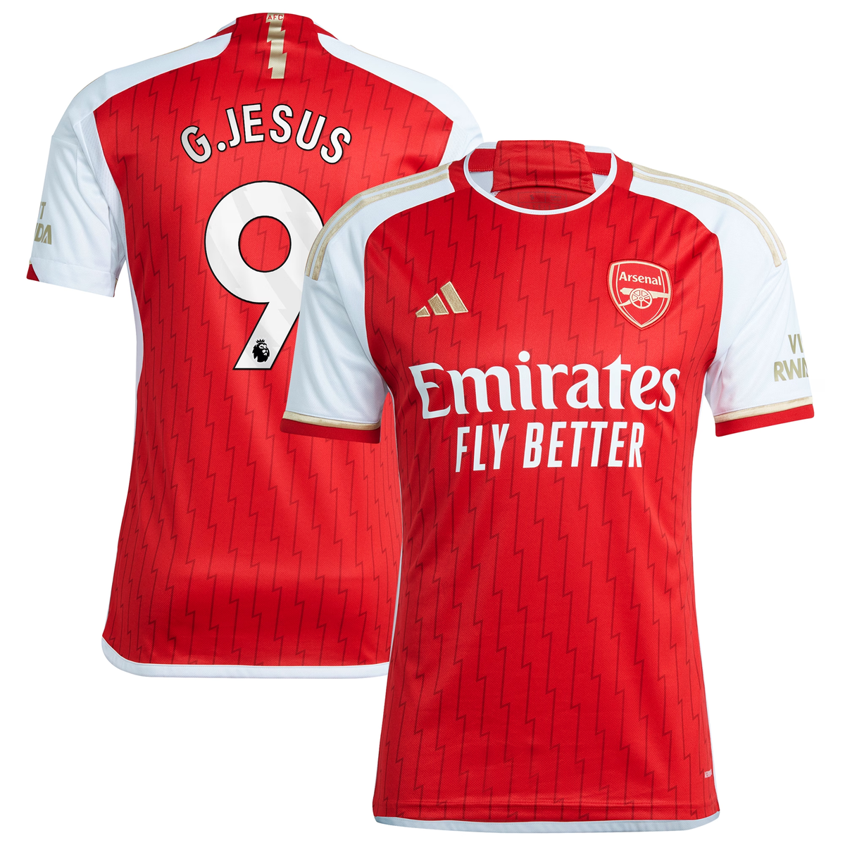 Gabriel Jesus Arsenal Home Jersey 2023/24 – Eurosport Soccer Stores