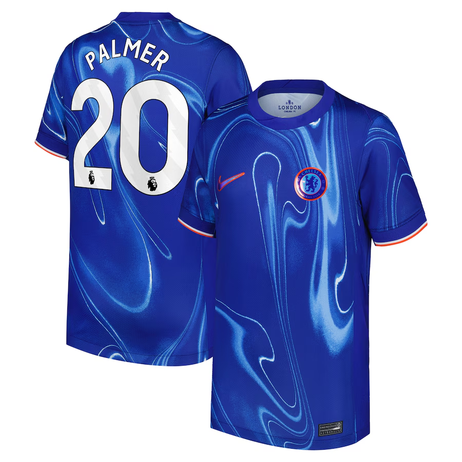 Cole Palmer Nike Chelsea Youth Home Jersey 2024/25 – Eurosport Soccer ...