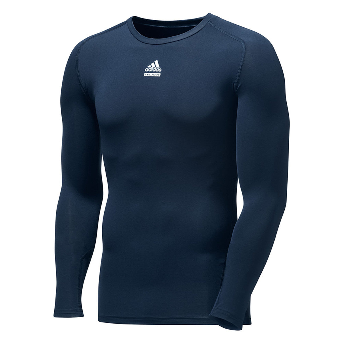 adidas Techfit Base Layer Long Sleeve Top - Navy – Eurosport Soccer Stores