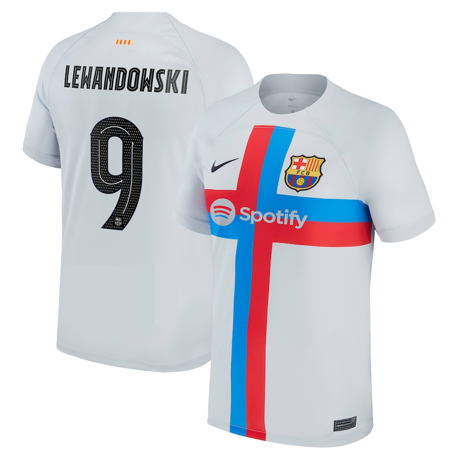 Nike Barcelona Third Jersey 2022/23 Lewandowski 9 – Eurosport Soccer Stores