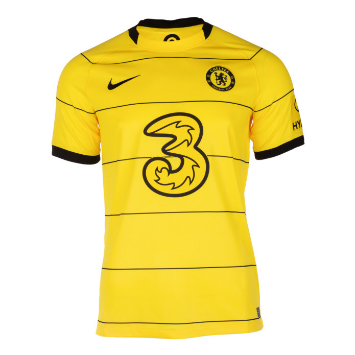 Nike Chelsea FC Away Jersey 2021/22 - Yellow & Black – Eurosport Soccer ...